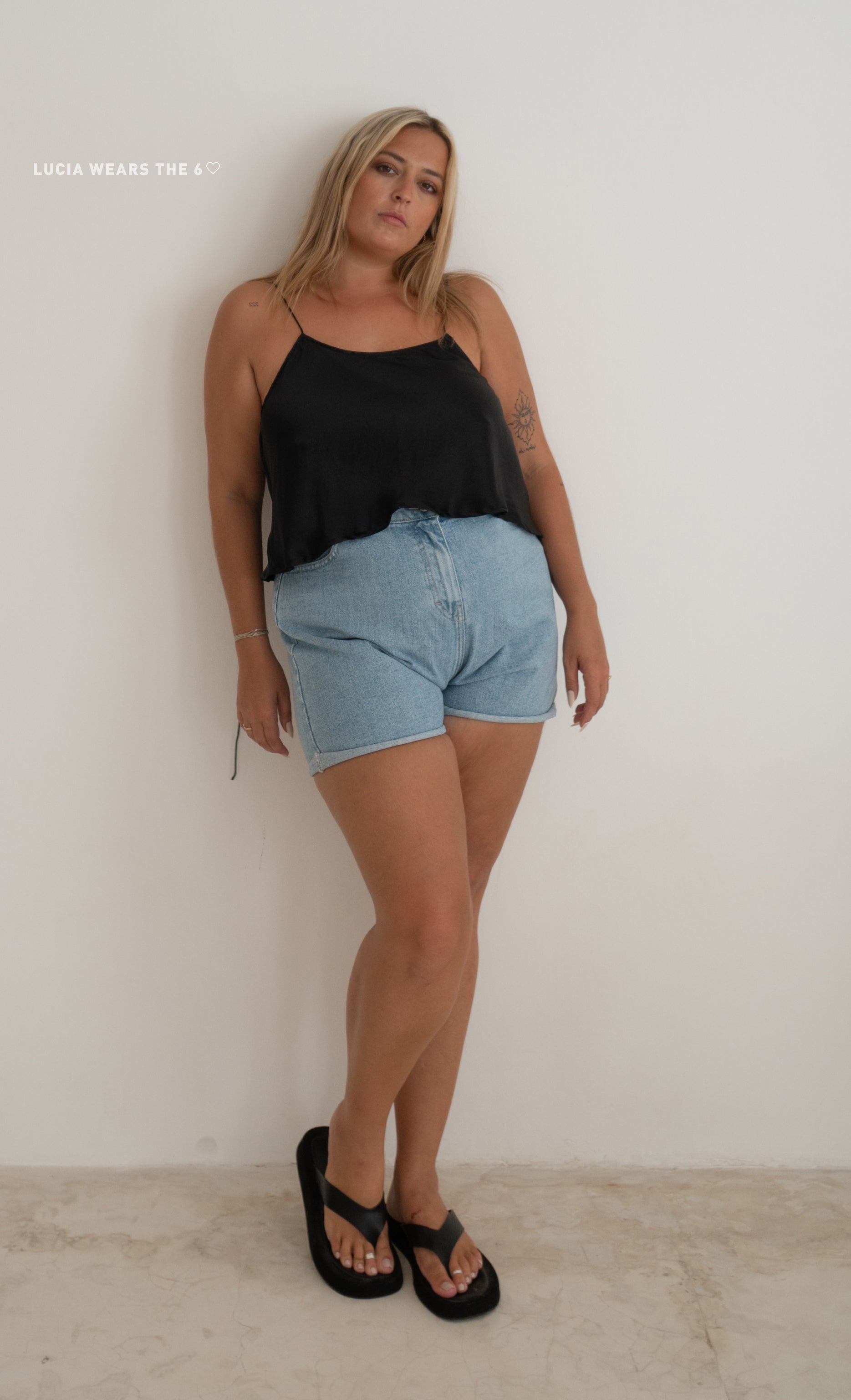 ROLL UP SHORTS in MEDIUM BLUE – Les.Basics